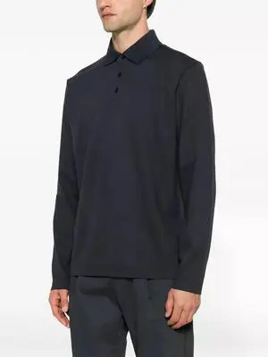 Herno Long-sleeve Polo Shirt - Blue