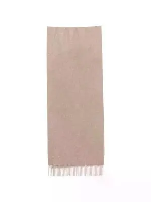 Zegna Fringed-hem Scarf - Neutrals