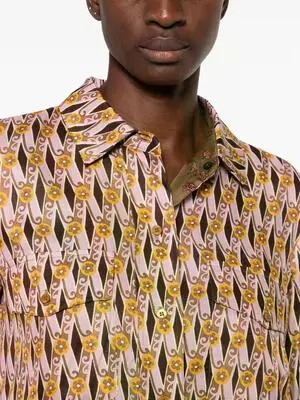 I BLUES Reversible Chest-pocket Shirt