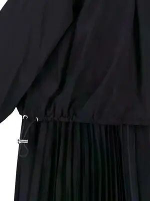 Sacai Pleated Drawstring-waist Dress