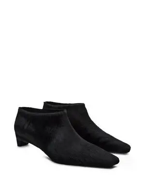 Loulou De Saison Anok Square-toe Ankle Boots - Black