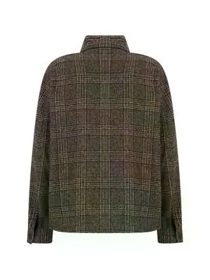 Fedeli Plaid-check Button-up Jacket