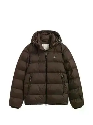 Gant Hooded Padded Jacket - Brown