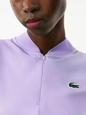 Lacoste Half-zip Sleeveless Tank Top - Purple