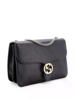 Gucci Interlocking Leather Medium Shoulder Bag