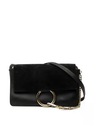 CHLOÉ 2018 Small Suede And Calfskin Faye Crossbody Bag