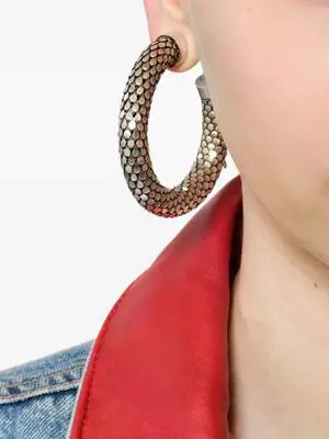 Isabel Marant Étoile Gaia Mesh-effect Hoop Earrings