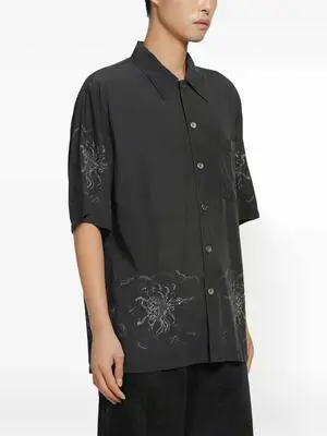 Our Legacy Every Floral-embroidered Shirt