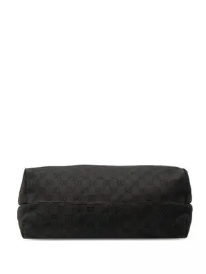 Gucci 2000-2015 Gg Denim Bamboo Tassel Tote Bag
