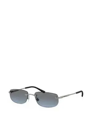ARNETTE An3096 Rimless Oval-frame Sunglasses - Grey