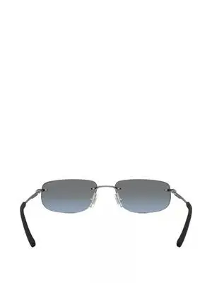 ARNETTE An3096 Rimless Oval-frame Sunglasses - Grey