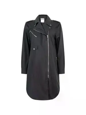 Moschino Asymmetric Zip-fastening Coat