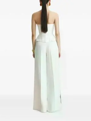 BENEDETTO Structured Peplum Corset Top