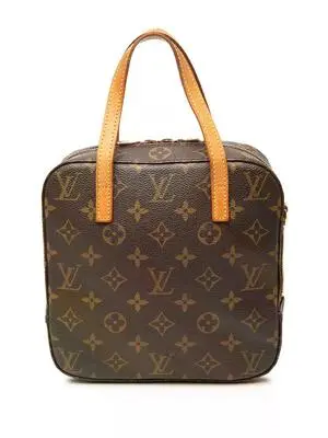 LOUIS VUITTON 2003 Monogram Spontini Satchel - Brown