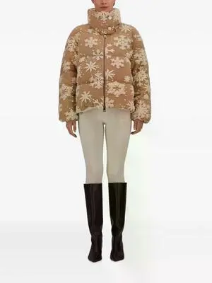 Herno Snowflake-jacquard Quilted Jacket