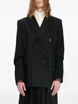 ANN DEMEULEMEESTER Waldus Double-breasted Blazer - Black
