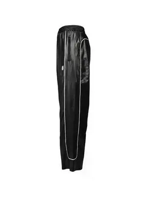 BREATH Piping Trousers - Black