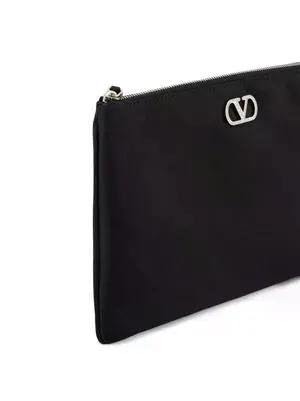 Valentino Garavani Vlogo Signature Clutch Bag - Black