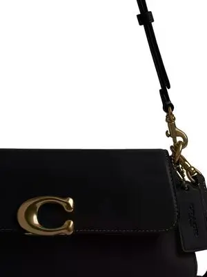 COACH Jet Leather Shoulder Bag