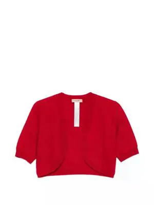 TWINSET Short-sleeve Cropped Cardigan