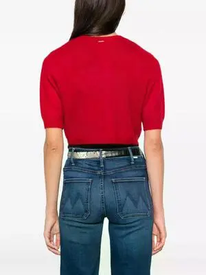 TWINSET Short-sleeve Cropped Cardigan