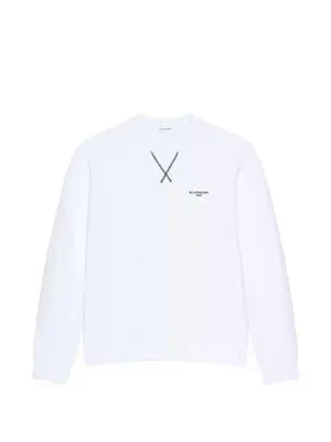 Givenchy Couture Seam Sweatshirt In Fleece With Paris