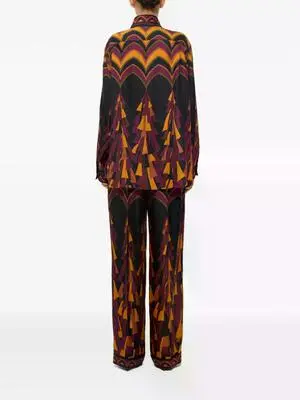 Emilio Pucci Baiadera Print Silk Pants
