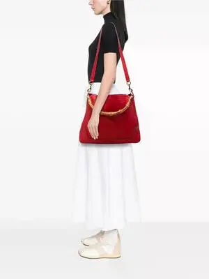 Gucci 2000-2015 Calfskin Bamboo Diana Satchel