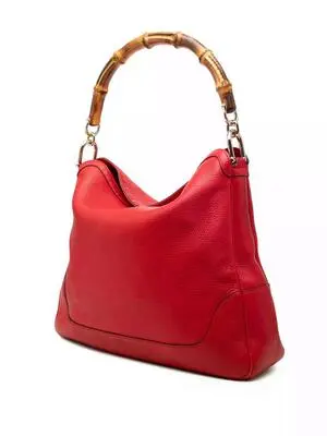 Gucci 2000-2015 Calfskin Bamboo Diana Satchel