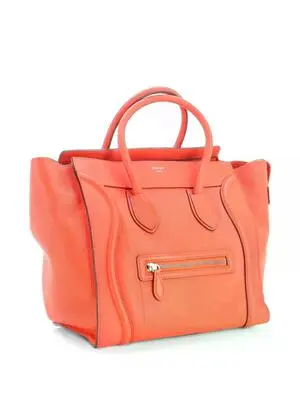 Celine Luggage Bag Grainy Leather Mini Tote Bag