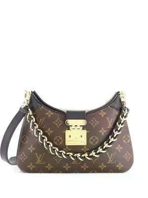 LOUIS VUITTON Twinny Handbag Monogram Canvas And Reverse Monogram Canvas With Leather Shoulder Bag - Brown