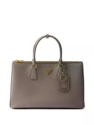 Prada Galleria Large Saffiano Leather Bag - Grey