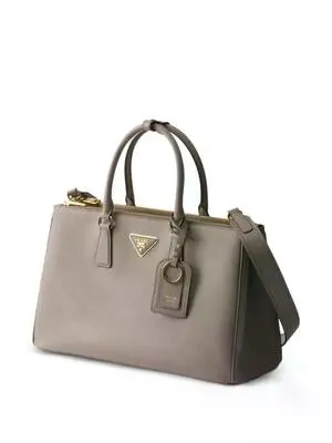 Prada Galleria Large Saffiano Leather Bag - Grey