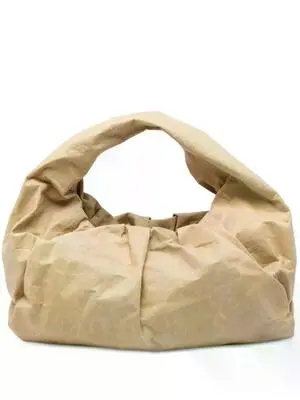 Bottega Veneta 2012-2026 Large Kraft Paper The Pouch Shoulder Bag - Neutrals