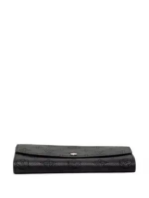 LOUIS VUITTON 2017 Monogram Mahina Iris Wallet Long Wallets