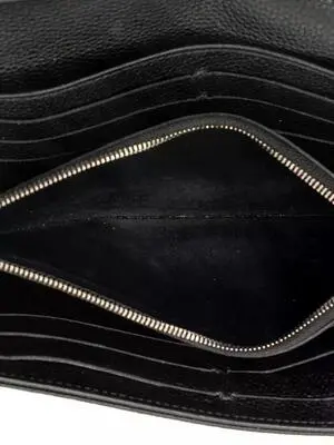 LOUIS VUITTON 2017 Monogram Mahina Iris Wallet Long Wallets