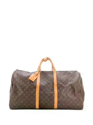 LOUIS VUITTON Keepall Bag Monogram Canvas 60 Travel Bag