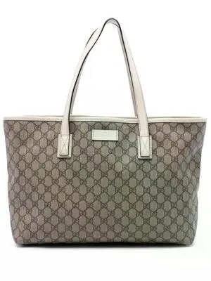 Gucci 2016-2026 Medium Gg Supreme Tote Bag - Neutrals