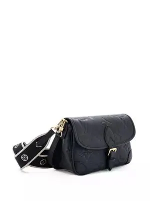 LOUIS VUITTON Diane Nm Handbag Monogram Empreinte Giant Shoulder Bag - Black