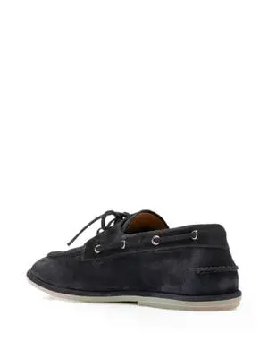 Officine Creative Love 001 Suede Boat Shoes