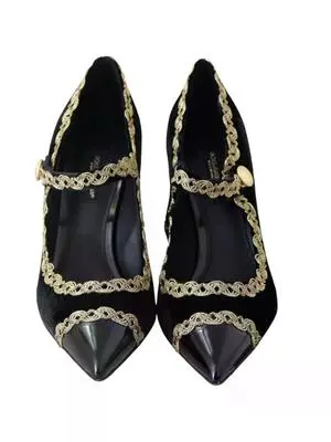 Dolce & Gabbana Velvet Heeled Pumps
