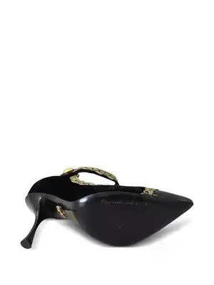 Dolce & Gabbana Velvet Heeled Pumps