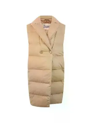 Herno Quilted Double-breasted Vest - Neutrals