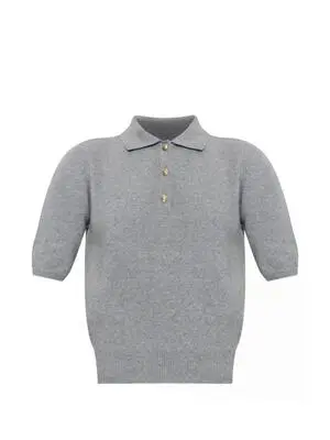 Balmain Short-sleeved Wool Polo Shirt