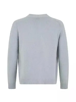 Fedeli V-neck Cashmere Cardigan - Blue