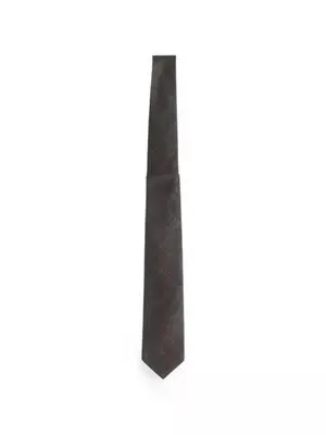 Our Legacy Semi-sheer Voile Tie - Black