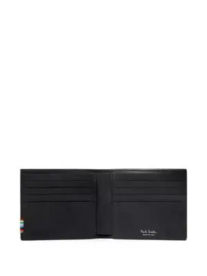 Paul Smith Leather 'signature Stripe' Stitch Billfold Wallet