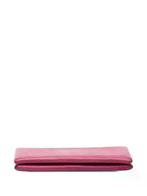 Hermès 2017 Epsom Calvi Card Holder - Pink