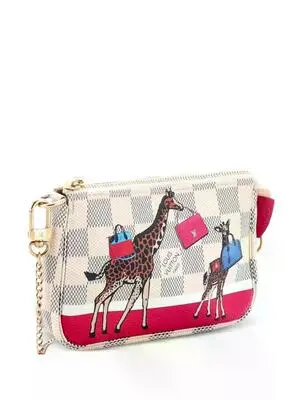 LOUIS VUITTON Pochette Accessoires Limited Edition Damier Mini Clutch Bag