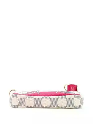 LOUIS VUITTON Pochette Accessoires Limited Edition Damier Mini Clutch Bag